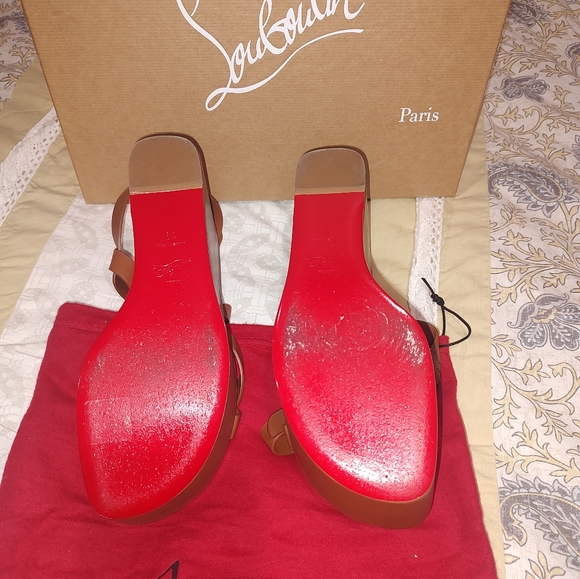 Christian Louboutin | Shoes | Christian Louboutin Red Bottom Wedges ...